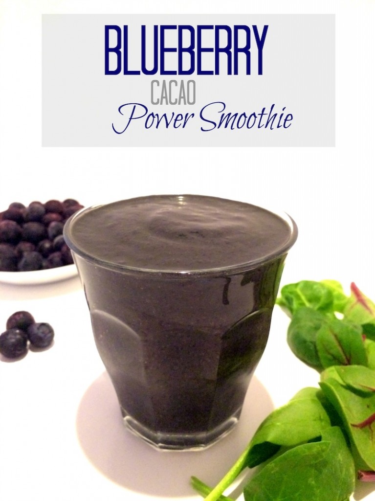 Blueberry Cacao Power Smoothie