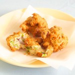 Cheesy Choux Fritter with Onion