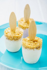 Deconstructed Ice Cream Maker Lemon Biscuits