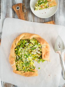 Spring Allium Onion Tart with Cheese