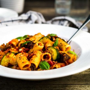 Summery Vegetable Rigatoni