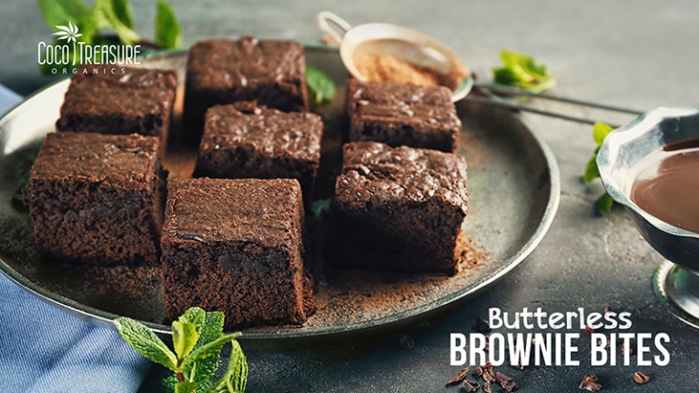 Butterless Brownie Bites